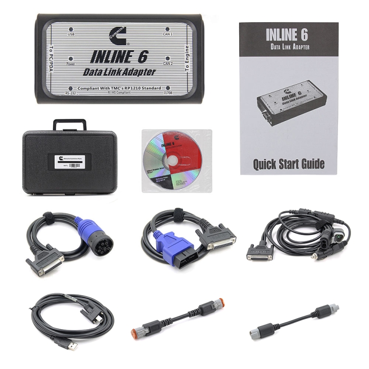 Cummins Inline6 Data Link Adapter Heavy Duty Diagnostic Tool Scanner ...