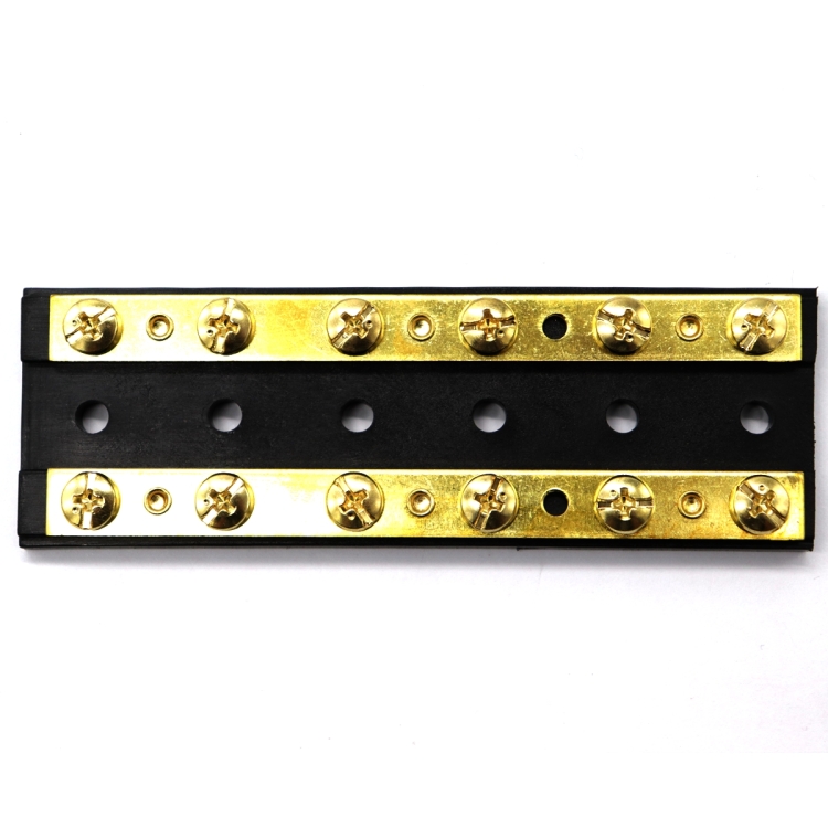 12 Way 6P Power Distribution Dual Bus Bar 12-bit Distribution Box for ...