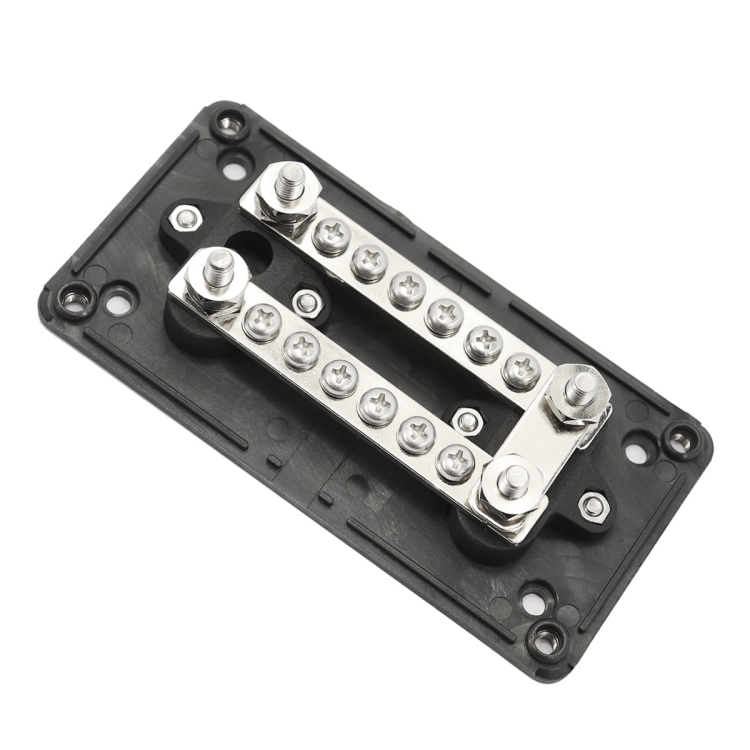 Max DC 48V 100A Heavy-Duty Module Design Bus Bar 4 M6 / 12 M4 Terminal ...
