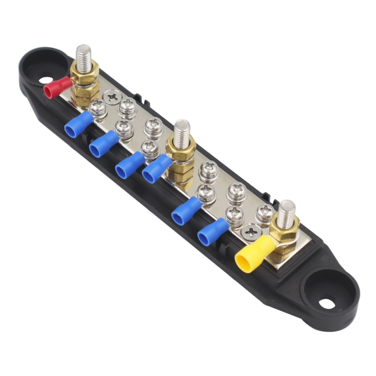 1 Pair 48V 150A M6 Power Distribution Terminal Block Battery Bus Bar ...