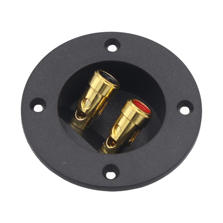 2 in 1 / Set Car Double Binding Round Gold Plate Push Spring Loaded ...