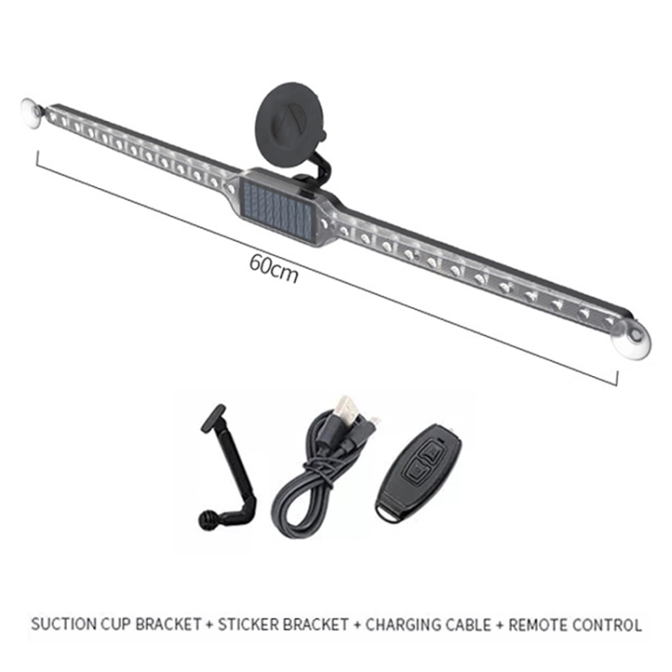 Car Warning Anti-collision Rear-end Flashing Lights Solar LED ...