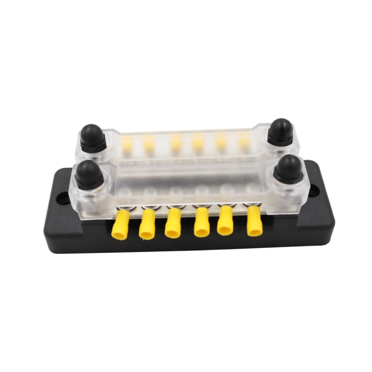 CP-3024 150A 12-48V RV Yacht Double-row 6-way Busbar with Ring ...
