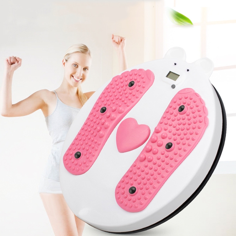 Home Fitness Bear Shape Twisting Machine Abdomen Massage Turntable ...