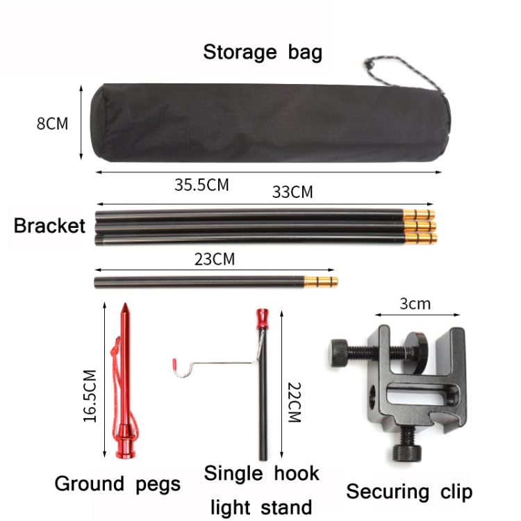Outdoor Camping Folding Light Pole Fixing Bracket, Spec: - Buy Online ...