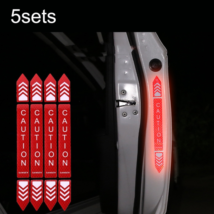 5sets Car Opening Door Anti-Collision Safety Warning Reflector - Buy ...