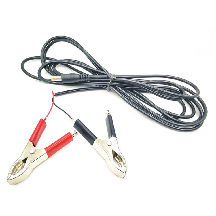 3m DC Battery Clip Line Male Head Rotary Crocodile Cable DC 12V/24V ...