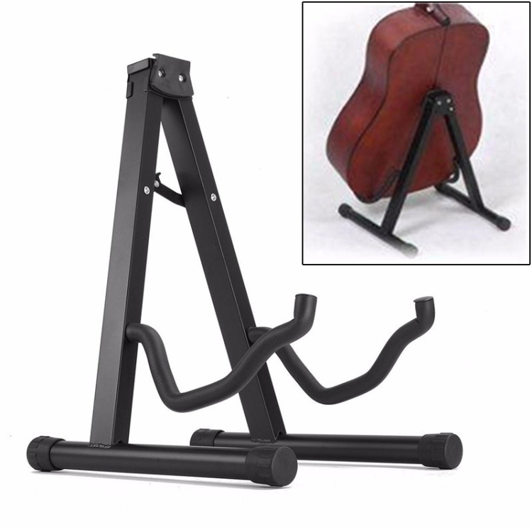 Universal Foldable Vertical Metal Guitar Stand - Buy Online at Best ...