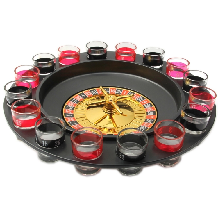 16 Shot Turntable Drinking Roulette Set - Buy Online at Best Price in ...