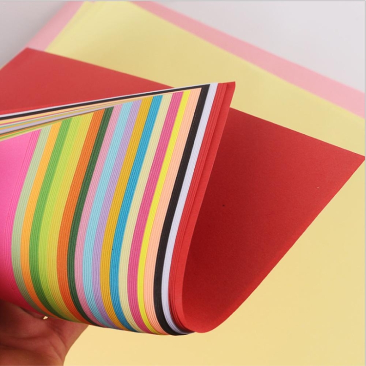 100 Sheets A4 Color Printing Paper Children DIY Handmade Origami Paper ...