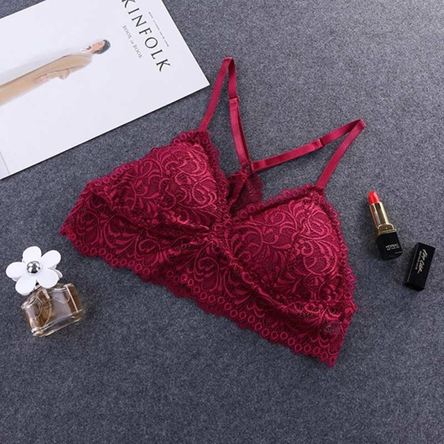 Camisole Female Wrapped Chest Tube Top Underwear Sexy Lace Gathered ...