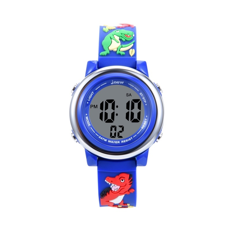 JNEW A380-86172 Children Cartoon 3D Castle Dinosaur Alarm Waterproof ...