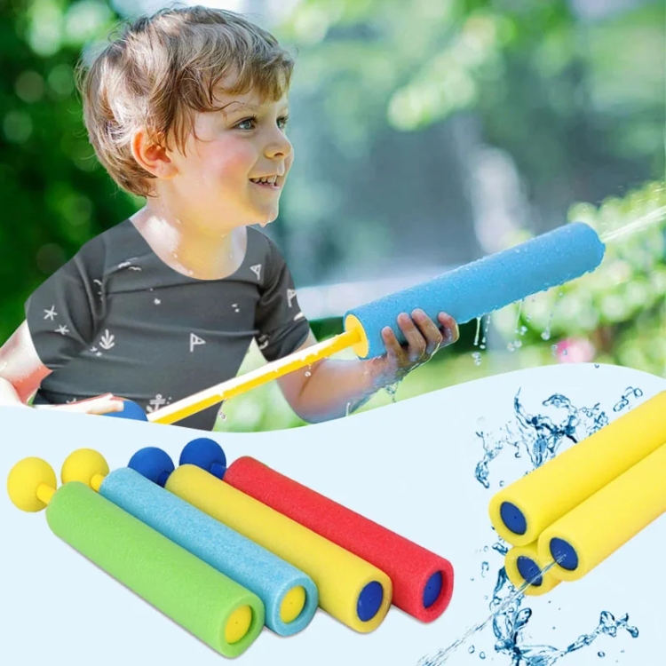 Summer EVA Pull-out Water Blaster Children Mini Foam Outdoor Beach ...
