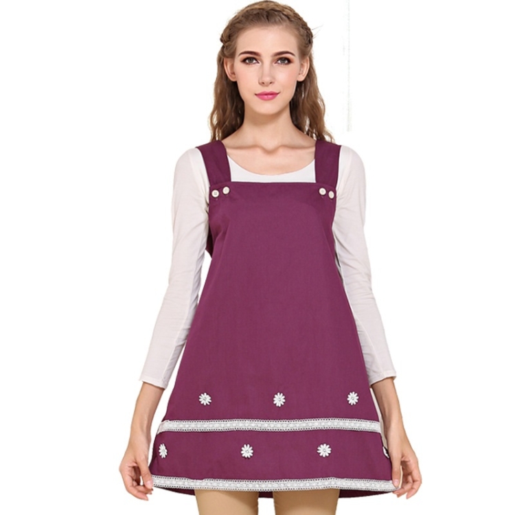 Square Collar Radiation Protection Maternity Dress - Buy Online at Best ...