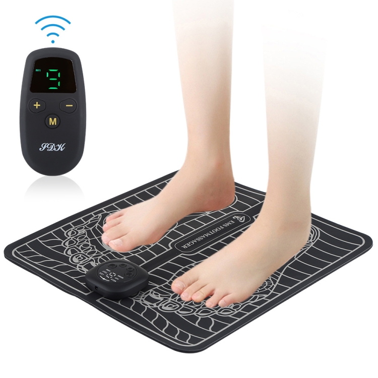 EMS Rechargeable Pulse Foot Massage Machine Foot Pad Physical Therapy ...