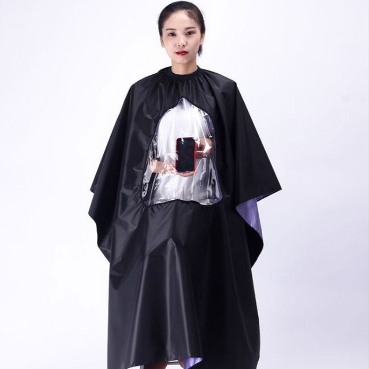 Waterproof Transparent and Visible Increase Haircut Cloth Adult Haircut ...