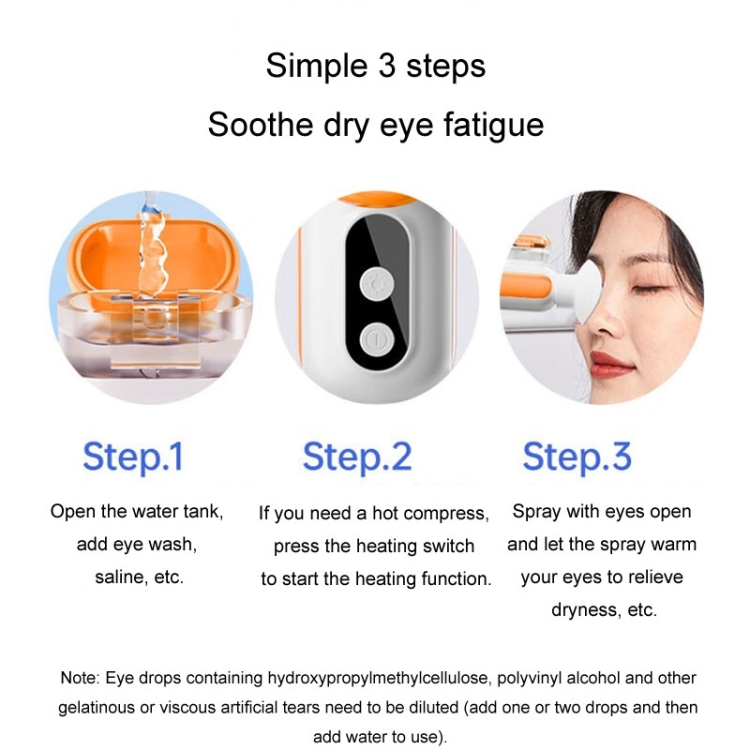 KONKA Hot And Cold Compress Misting Eye Moisturizer Spray Steamer ...