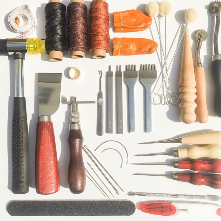 Handmade Leather DIY Making Tool Set - Buy Online at Best Price in UAE ...