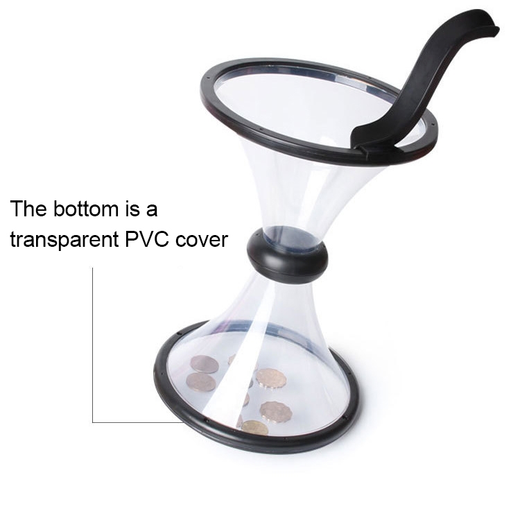 Vortex Bank Decompression Transparent Funnel Gravity Rotating Coin ...