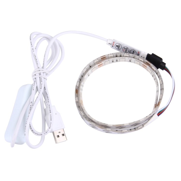 Epoxy IP65 Waterproof 30 LED 5050 SMD with 1m Extended Switch Cable ...