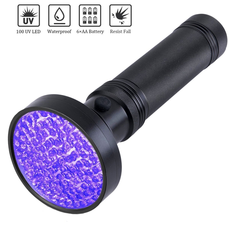 100 LED UV Flashlight Scorpion Detector Fluorescence Detector - Buy ...