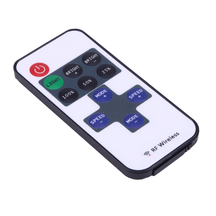 Mini Single Color LED Controller with 11 Keys RF Remote Control, DC 5 ...