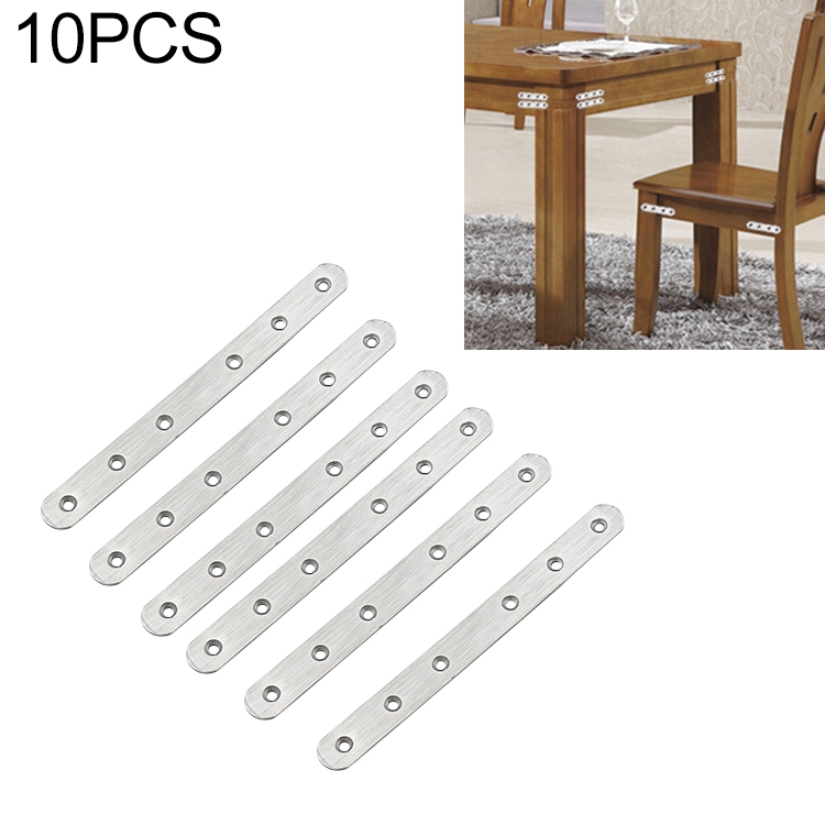 10 PCS Stainless Steel Connection Code Straight Connecting Piece ...