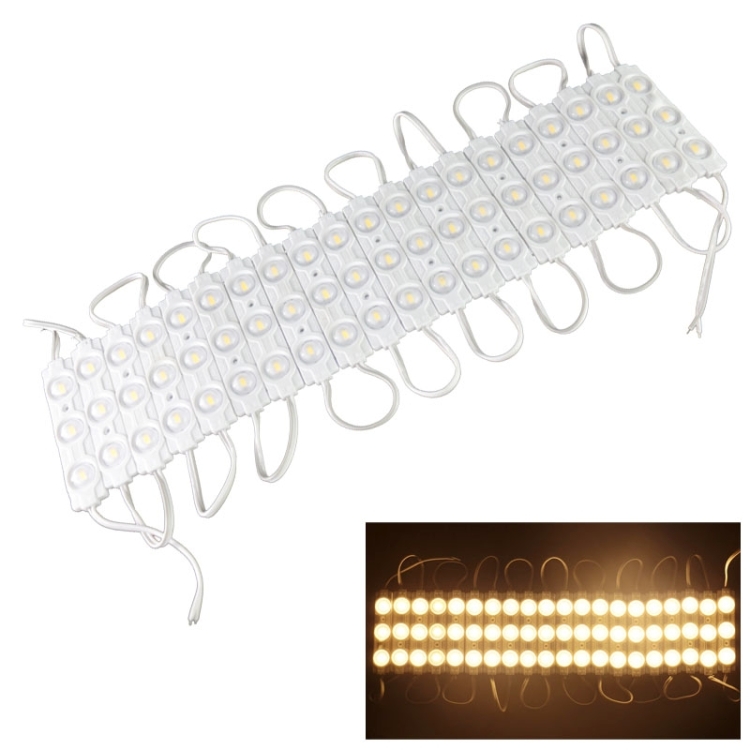 180 Degrees 20 x 3-LED SMD 5730 Convex High Warm White Light LED, DC ...