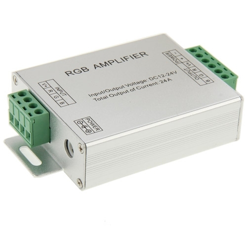 24A RGB Amplifier for LED Light, DC 12V-24V Input(Silver) - Buy Online ...