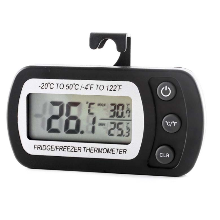 Digital LCD Thermometer Fridge Temperature Sensor Freezer Thermometer ...