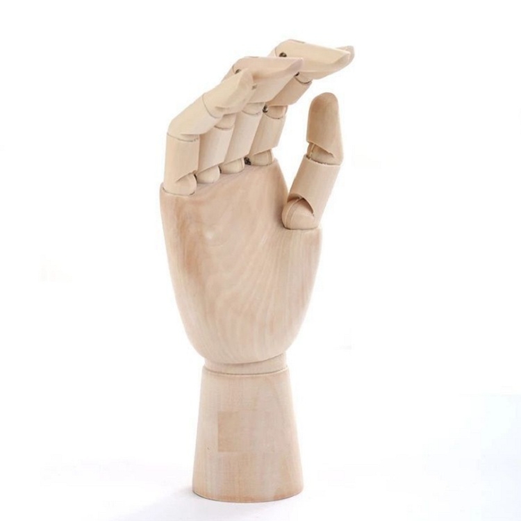 Wooden Doll Hand Joint Movable Hand Model Wooden Hand Art Sketch Tool ...