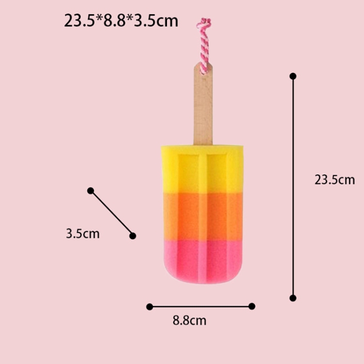 Creative Ice Cream Shape Kitchen Sponge Wipe Stick Ice Sponge Brush ...