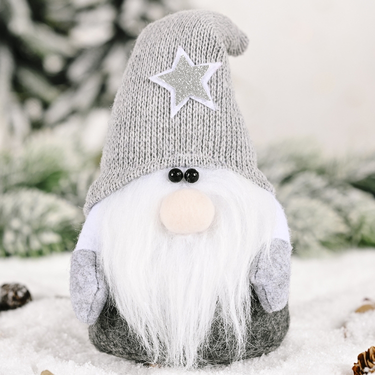 Christmas Ornament Five-Pointed Star Forester Doll Santa Claus Ornament ...