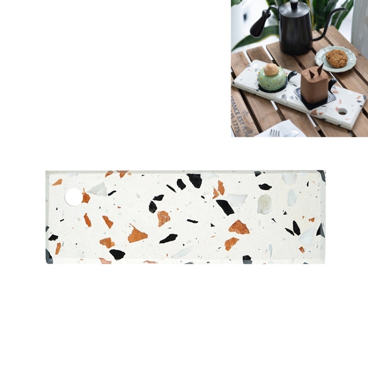Terrazzo Chopping Board Coffee Shop Dinner Plate Cheese Board Food Photography Plate - Buy ...