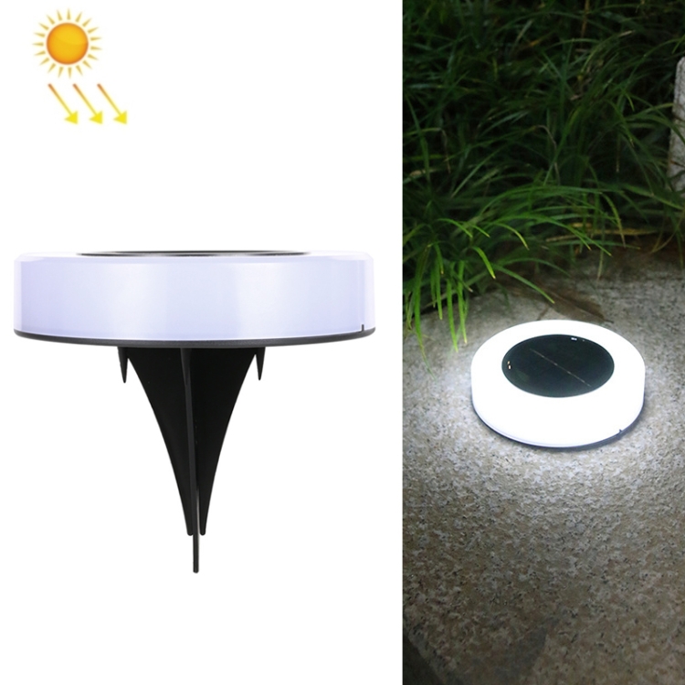 Solar Garden Waterproof Outdoor Fog Buried Lamp Stair Decoration, White ...