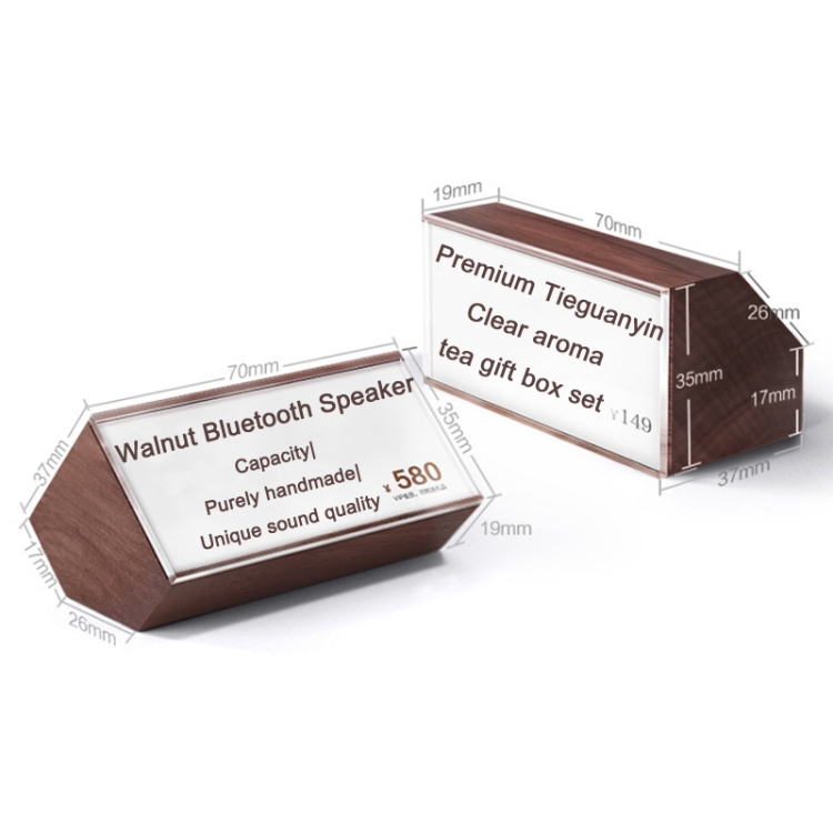 Walnut Pentagonal Jewelry Display Price Tag Board - Buy Online at Best ...