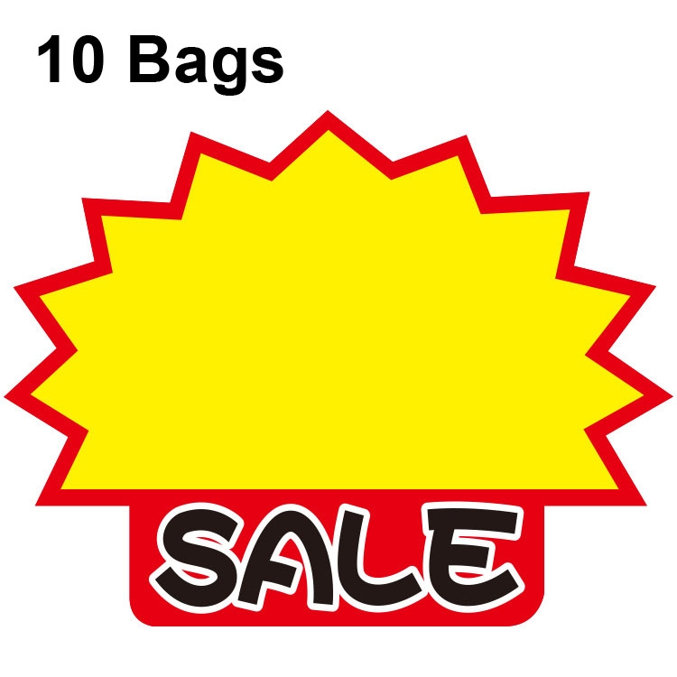 10 bags 9x7cm Explosion Sticker Product Price Tag Supermarket Price ...
