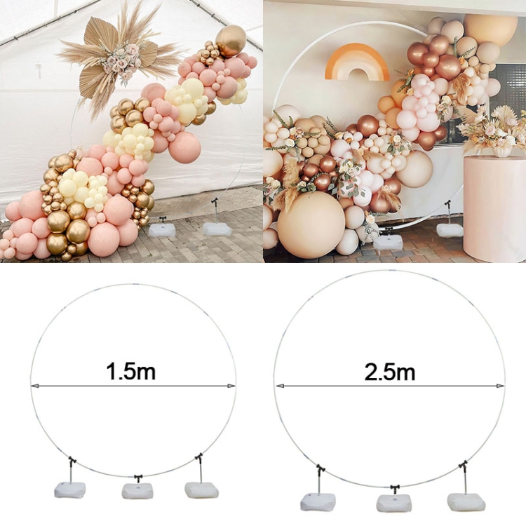 Round Balloon Arch Kit Adjustable Arch Frame with Base Party Column ...