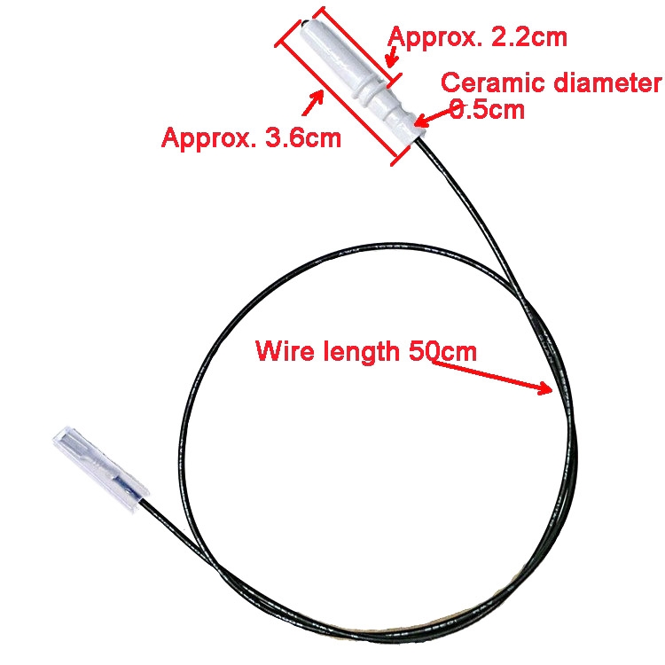 Universal Gas Stove Push Button Igniter Ceramic Igniter Spark Plug ...
