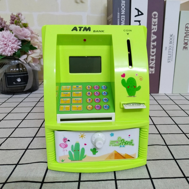 Automatic Teller Machine Coin Saving Jar Childrens Mini Safe Deposit ...