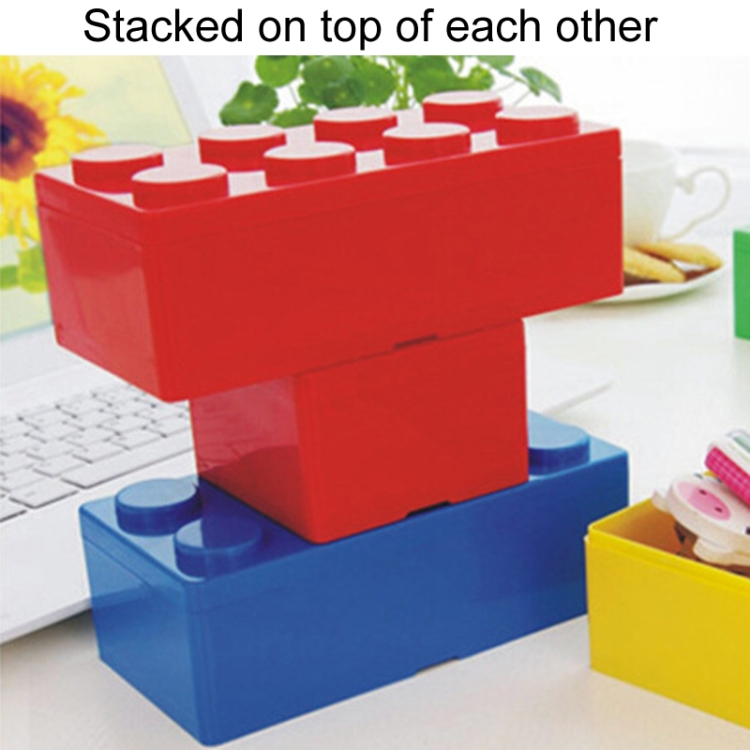 Household Stackable Building Block Organizer Student Desktop Plastic ...