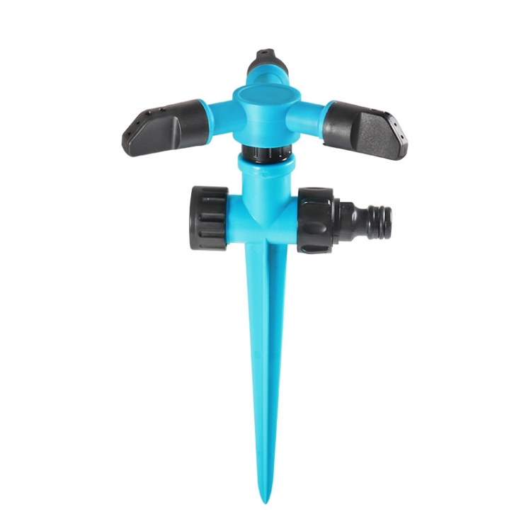 Automatic Rotating Plastic Ground Sprinkler Garden Lawn Triangle ...