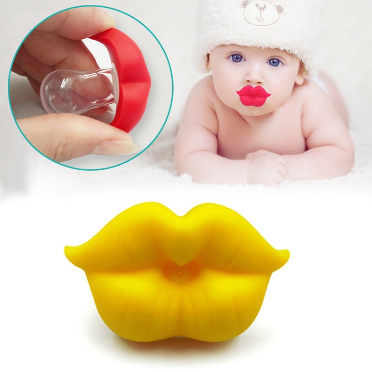 3 PCS Newborn Pacifier Red Lips Dummy Pacifiers Funny Silicone Baby ...