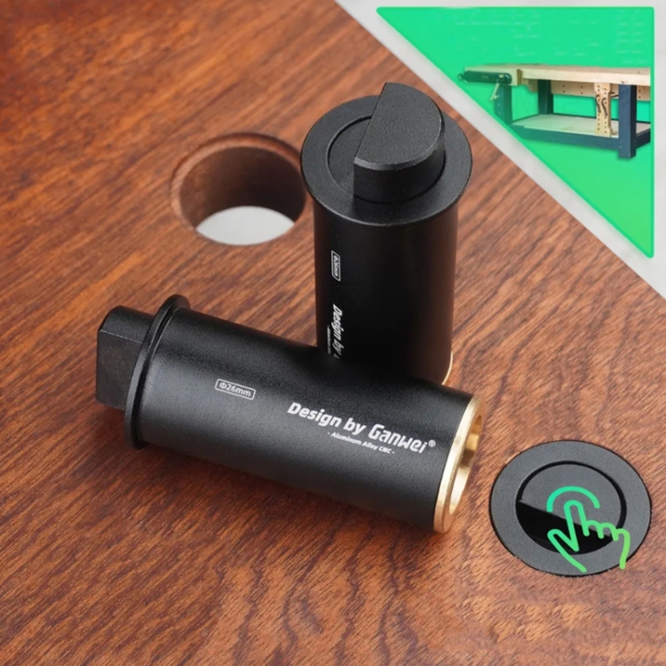 Workbench Pop-Up Table Baffle Block Planing Stopper Woodworking Desktop ...