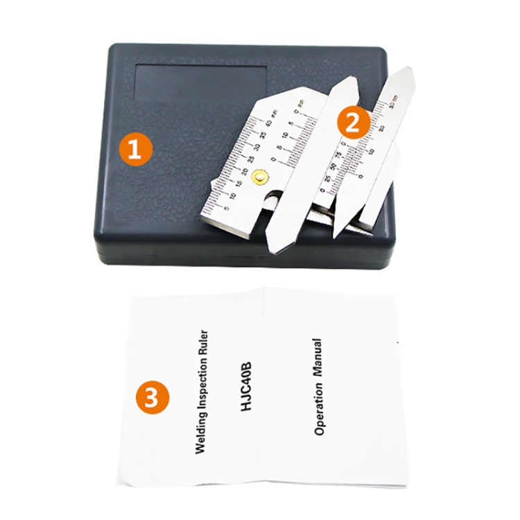 HJC40B Stainless Steel Welding Inspection Gauge Measuring Ruler - Buy Online at Best Price in ...