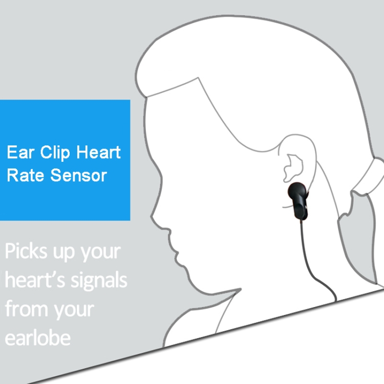 Ear Clip Heart Rate Sensor for Treadmill and HRV Monitor - Buy Online ...